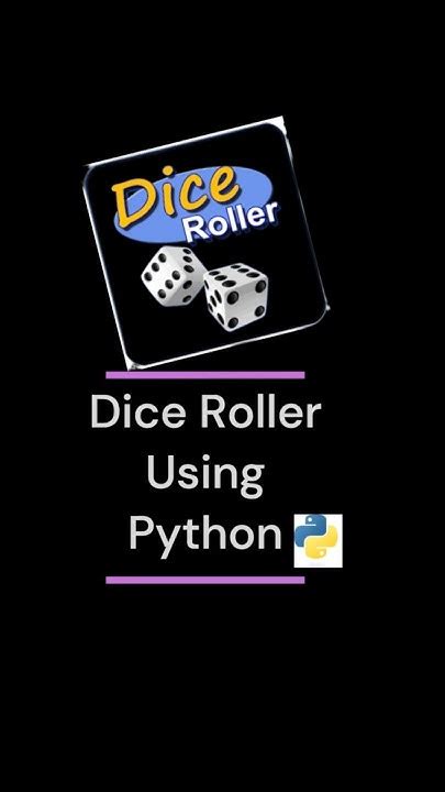 Digital Dice Roller Using Python Shorts Shortsfeed Python Coding