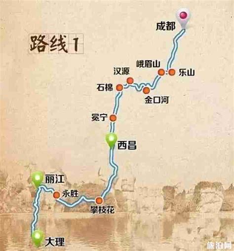 四川自驾游最佳路线图 旅游资讯 旅游攻略