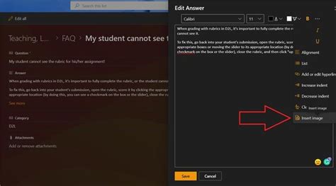 Insert A Photo In A Column Of A List In Sharepoint Microsoft