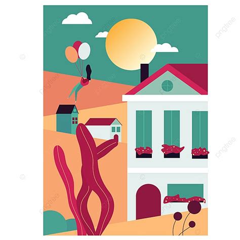 2 5d Illustration Vector Hd Png Images 25d Illustration Landscape