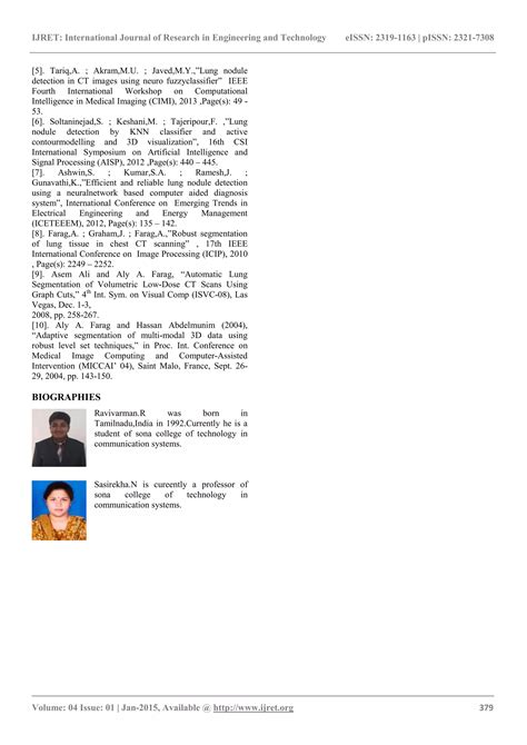 Survey On Lung Nodule Classifications Pdf