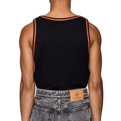 【楽天市場】【30 Offクーポンあり】 Diesel ディーゼル メンズ コントラストステッチアクセント ストレッチ コットン ノースリーブカットソー タンクトップ【t Ollergo