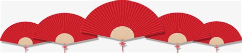 唯美中国风扇子折扇中国结底边装饰png图片素材下载中国png熊猫办公