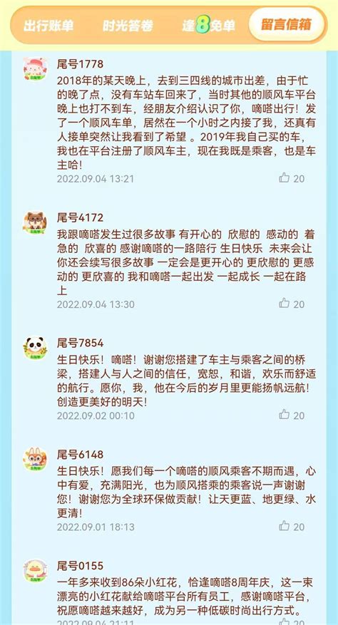 嘀嗒八周年，同路人都怎么说？数千条留言祝福勾勒“另一种出行方式”画像：可靠、创新、有温度 搜狐汽车 搜狐网
