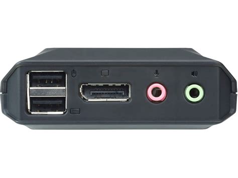 Aten CS22DP 2 Port USB DisplayPort Cable KVM Switch With Remote Port Selector Touchboards
