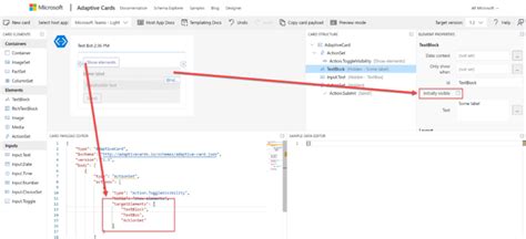 Showing And Hiding Content In Adaptive Cards • Tomasz Poszytek Business Applications Mvp
