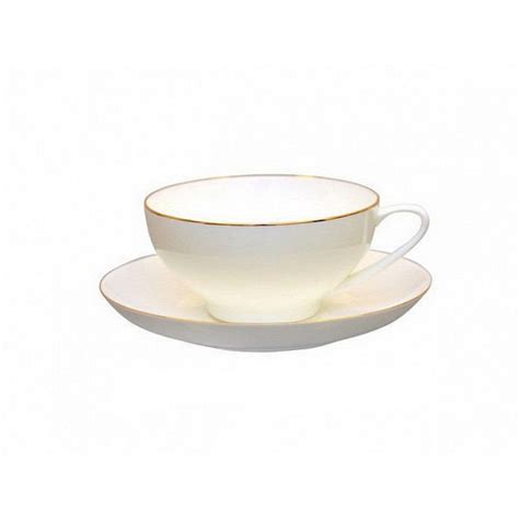 Чашка з блюдцем форма Купольний малюнок Золота стрічка ІФЗ купити в Україні Імператорський фарфор
