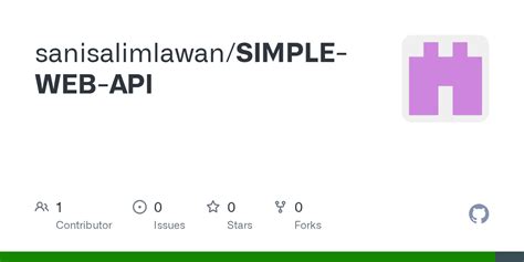 Github Sanisalimlawansimple Web Api