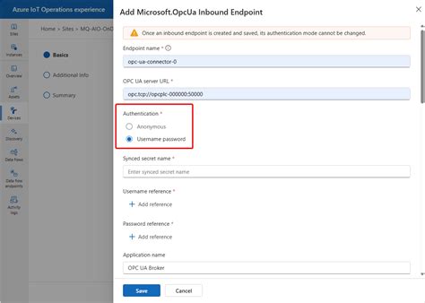 تكوين خيارات مصادقة مستخدم Opc Ua Azure Iot Operations Microsoft Learn