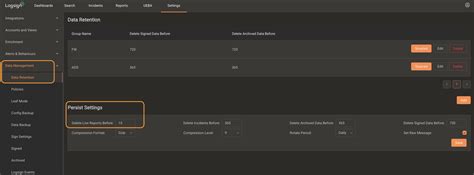 Index Management In Logsign Logsign Support Center
