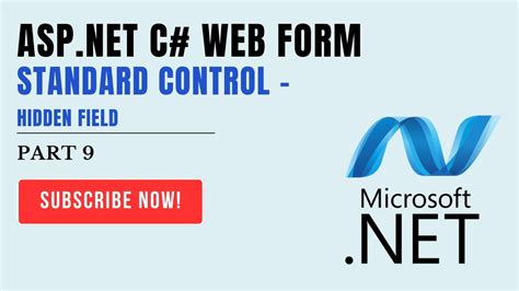 9 Aspnet C Web Form Control Hiddenfield Ithw Aspnet Youtube