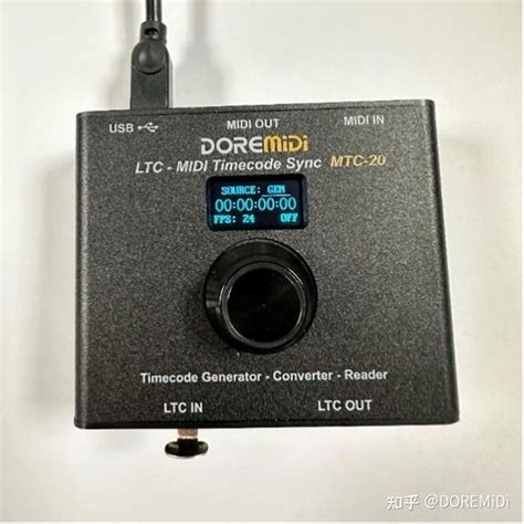 DOREMiDi新品 LTC MIDI时间码同步器MTC 20 知乎