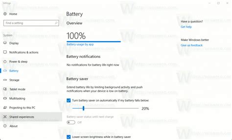 Manage Battery Usage By App In Windows