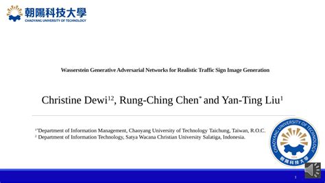 Pdf Wasserstein Generative Adversarial Networks For Realistic Traffic Sign Image Generation