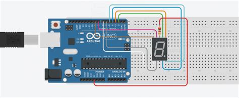 Seven Segment Menggunakan Arduino UNO Counter 0 Sampai 9 Warriornux