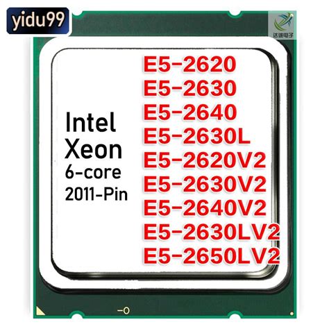 Intel Xeon Desktop Quad Core Processor E5 2620 2630 2640 2620v2 2630v2 2640v2 2630l 2630lv2
