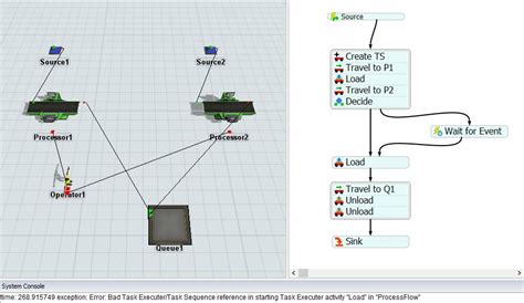 error bad task executer task sequence reference in rf flexsim community