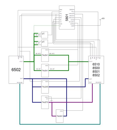 Replacement For The Mos Technology 8501 With Simple Components