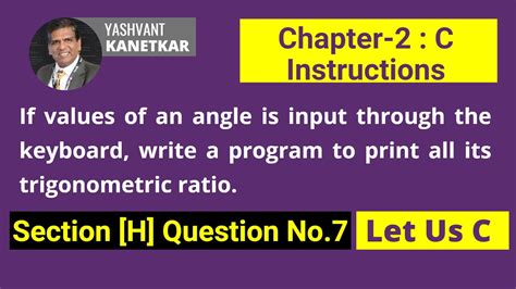 write a program to print all its trigonometric ratio c instruction