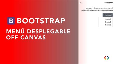 [2022] crea un menu desplegable con bootstrap 5 offcanvas bootstrap youtube