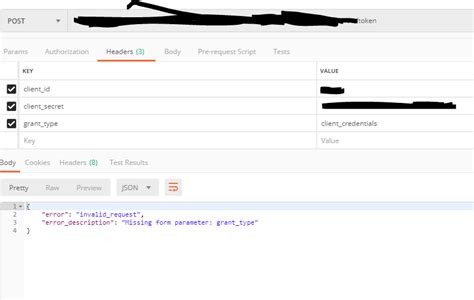 Oauth 2 0 Getting Token Bearer Using Openid Connect With Postman Stack Overflow