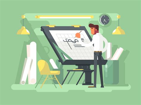 Engineer Project Draws Illustration Kit8