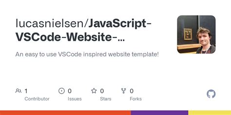 Github Lucasnielsenjavascript Vscode Website Template An Easy To Use Vscode Inspired Website