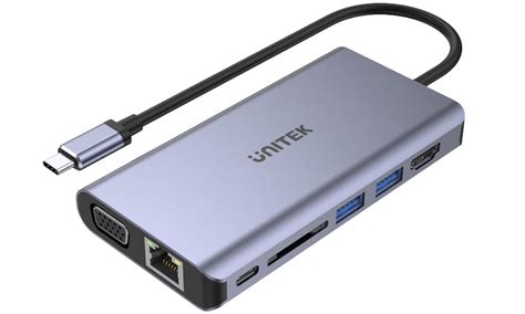 Unitek Hub USB C 8w1 PD 100W Huby USB Sklep Komputerowy X Kom Pl