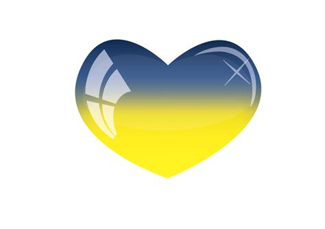 Рисуем стеклянное сердце с флагом России внутри - Demiart