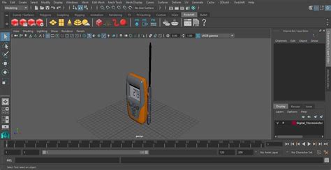 Termómetro Digital Modelo 3d 29 3ds Blend C4d Fbx Max Ma Lxo