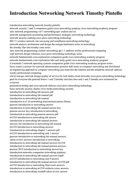 fillable online bazwood introduction networking network timothy