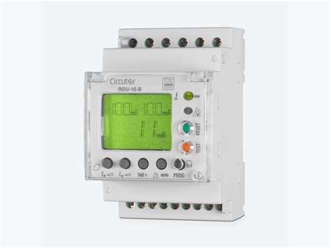 Rgu 10btype Bresidual Current Relay Circuit Circutor