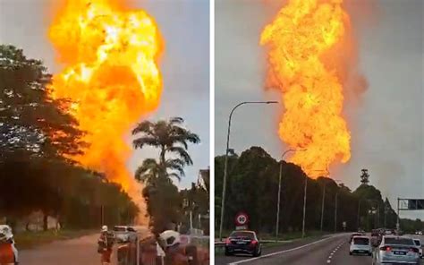 Massive Gas Pipeline Fire In Putra Heights Says Fire Dept Fmt Massive Gas Pipeline Fire In Putra Heights Says Fire Dept Fmt