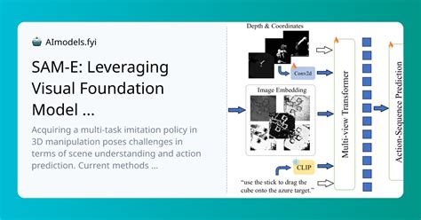 Sam E Leveraging Visual Foundation Model With Sequence Imitation For Embodied Manipulation Ai