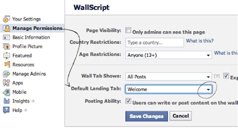 customize facebook fan page using fbml