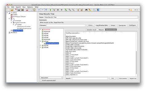 Debugging Jmeter Tests