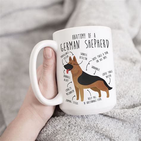 German Shepherd Coffee Mug Funny Cute German Shepherd Lover Etsy
