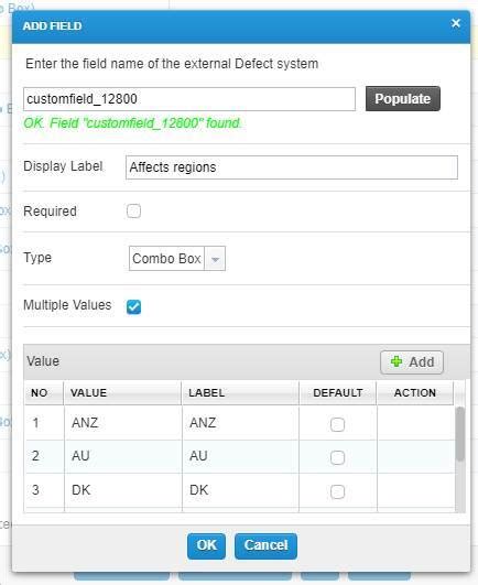 Configure Jira Defects