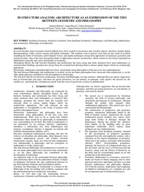 3d Structure Analysis Architecture As An Pdf Space Geometry