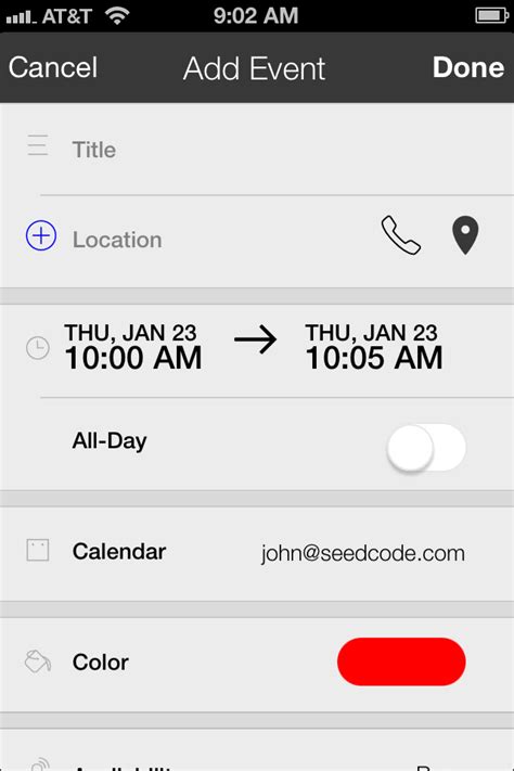 IOS Calendars That Work With FileMaker SeedCode