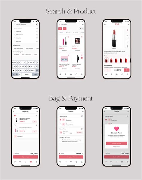 Cosmetic Mobile App Design Behance