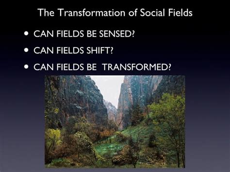 Transforming Social Fields Ppt College Education Education