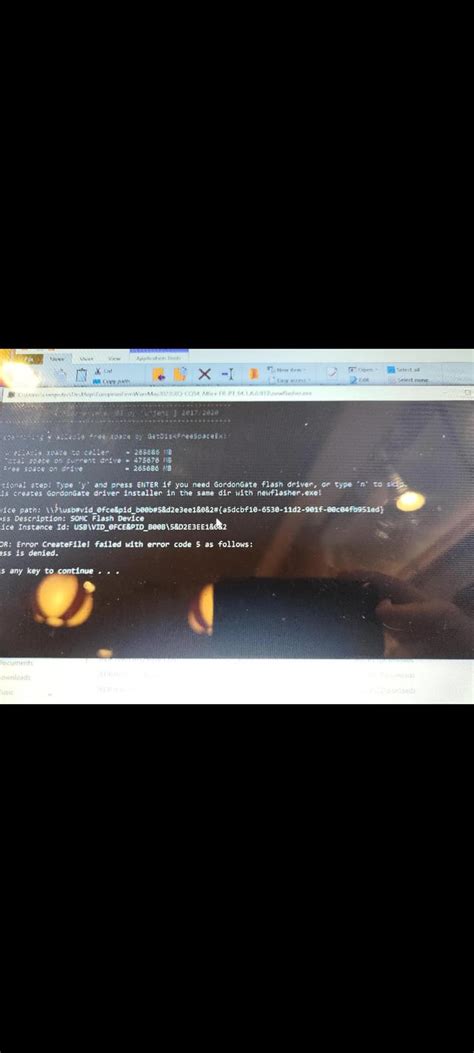 Im Unable To Flash Rxdadevelopers