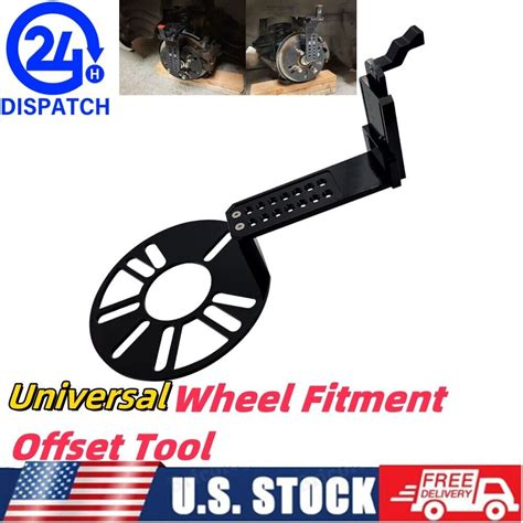 Universal Wheel Fitment Offset Tool Aluminum Offset Measurement Gauge