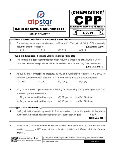 Cpp 20220411175754709142 Pdf Atomic Orbital Mole Unit
