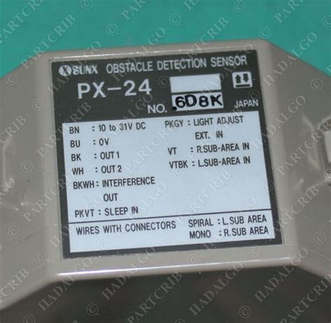 Sunx Px 24 Agv Wide Area Obstacle Detection Sensor New