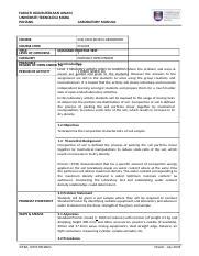 LAB 9 STANDARD PROCTOR Docx FAKULTI KEJURUTERAAN AWAM UNIVERSITI TEKNOLOGI MARA PAHANG