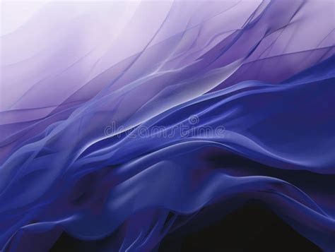 Abstract Waves In Purple And Blue Forming A Dynamic Flowing Pattern Stock Image Image Of