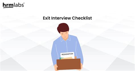 Exit Interview Checklist Before Leave The Company HRMLabs