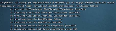 exception in thread “main“ java lang classnotfoundexception 解决方案之一 exception in thread main